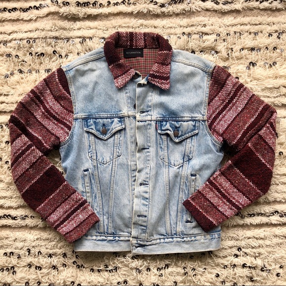 Reformation | Jackets & Coats | Reformation Reworked Vintage Jean ...